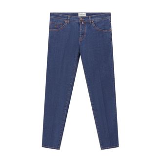 Jacob Cohen Cropped Slim-fit Jeans - - Jeans - Herren - Blau - W36
