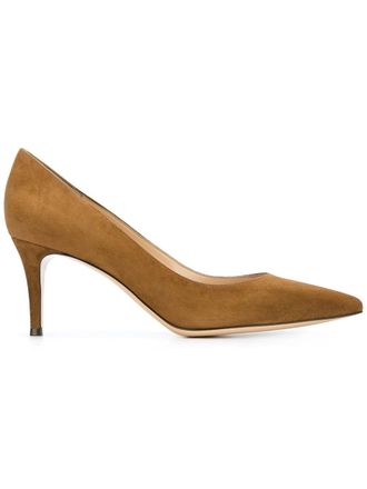 Gianvito Rossi Escarpins en cuir su&eacute;d&eacute; Gianvito