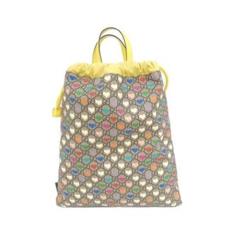 Gucci Pre-owned GG Supreme Backpack - Femme - Pre-owned - Beige - Taille: ONE Size