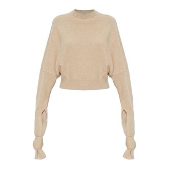 Jacquemus Wollpullover Fiocco - - Knitwear - Damen - Beige - S