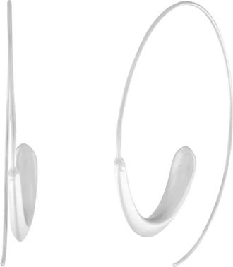 Dansk Copenhagen Silber plattierte Unendlichkeitsohrringe - - Accessories - Damen - Grau - ONE SIZE