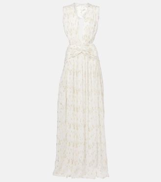 Costarellos Robe Luccia aus Seiden-Jacquard