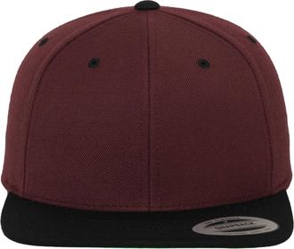 Flexfit Unisex Mesh Trucker Mütze, Maroon/Black,S/M