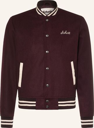 Schott NYC Schott Nyc College-Jacke rot