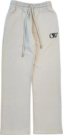 Off-white Homme, Pantalons, Gris, Taille: M Pantalons de surv&ecirc;tement