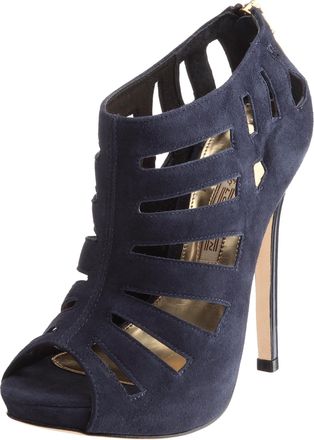 Buffalo London kid suede 17162-663, Damen Sandalen/Fashion-Sandalen, blau, (blue 222), EU 38