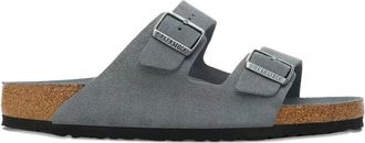 Birkenstock Sandalen aus Wildleder - Grau