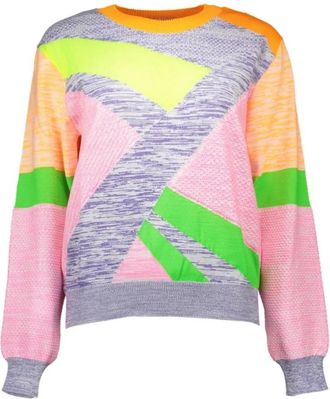 Love Moschino Femme, Pulls, Multicolore, Taille: 36 FR Long Sleeve Sweater