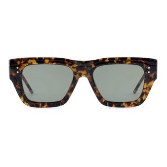 Thom Browne Rechteckige Sonnenbrille - Dunkelbraun - - Accessories - Herren - Braun - ONE SIZE
