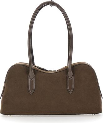 Stella McCartney Womens Shoulder Bag Padlock Brown True Hemp