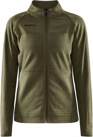 Craft ADV EXPLORE FLEECE MIDLAYER | Fleecejacke Damen S | Rift | Geb&uuml;rstetes Fleece | Mit Daumenloch | Rei&szlig;verschlusstaschen | Quick Dry Jacke Damen | Outdo