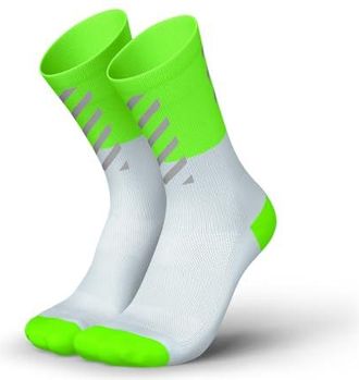 INCYLENCE HIGH-VIZ V2 Chaussettes de course Vert Pointure 35-38