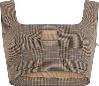 Moschino Femme, Tops, Beige, Taille: 38 FR Top court