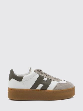 Hogan Baskets plateforme Cool en cuir et daim avec logo H