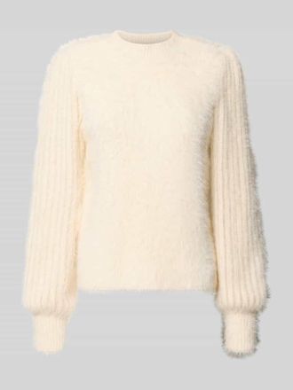 Zero Regular Fit Strickpullover aus Baumwoll-Mix mit Viskose-Anteil