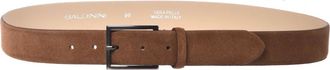 Baldinini Homme, Accessoires, Brun, Taille: 110 CM Ceinture en daim beige