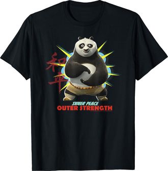 Kung Fu Panda Po Inner Peace Out Strength Portrait T-Shirt