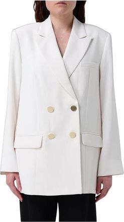 A|X Armani Exchange Cr&ecirc;pe Zweireihiger Blazer - - Jackets - Damen - Beige - S
