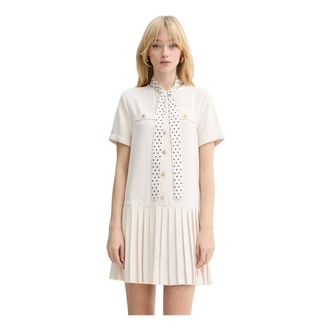 Silvian Heach Robe Chemise Hesper - Femme - Robes - Beige - Taille: 40 FR