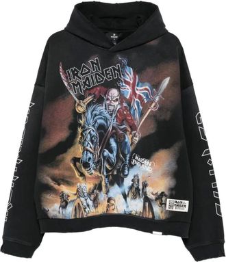 Represent Represent, Homme, Sweatshirts et sweats &agrave; capuche, Noir, Taille: S Iron Maiden Steed Sweat &agrave; capuche