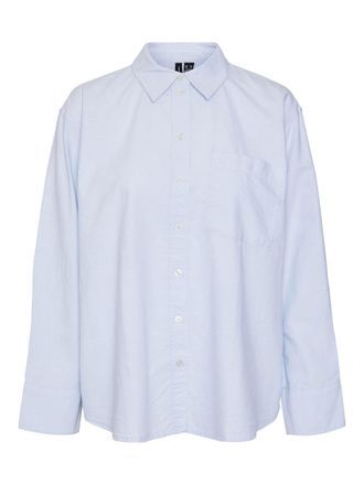 Vero Moda VMIDA Oxford Shirt WVN GA Noos, Light Blue, XL