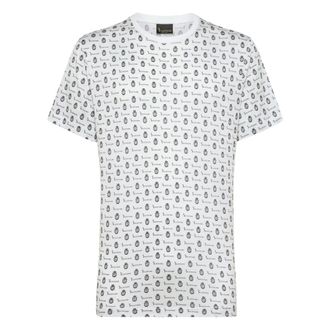 Billionaire Boys Club Homme, Tops, Blanc, Taille: XS T-shirt Col Rond SS Crest