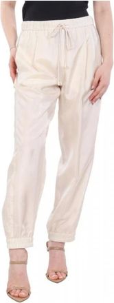Marella Femme, Pantalons, Beige, Taille: 38 FR Straight Pantalons