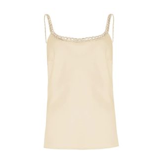D.exterior Femme, Tops, Beige, Taille: 42 FR Top