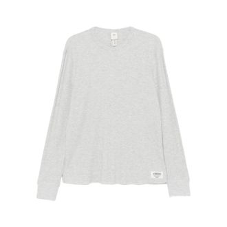 SKIMS Waffel-Langarmshirt - - Tops - Herren - Grau - S