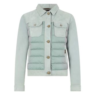 Moorer Femme, Vestes, Bleu, Taille: 32 FR Petunia Puffer Jacket