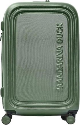 Mandarina Duck unisex, Valises, Vert, Taille: ONE Size Valise Extensible en Polycarbonate avec 4 Roues