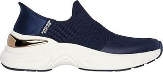 Skechers Womens Hazel Sneaker, Bleu Marine, 39.5 EU