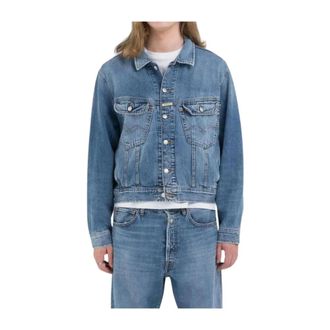 Replay Homme, Vestes, Bleu, Taille: XL Veste en jean pour homme