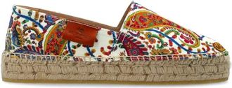 Etro Femme, Chaussures, Multicolore, Taille: 40 EU Espadrilles en coton imprim&eacute;