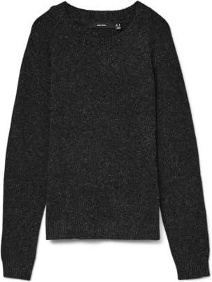 Vero Moda Pull en Maille VMDOFFY Pull-Overs Black XL Black XL