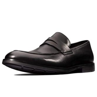 Clarks Ronnie Step Herren-Loafer, Gr&ouml;&szlig;e 40, Schwarz
