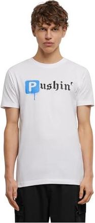 Mister Tee T-Shirt Pushin P pour Homme, Blanc, S