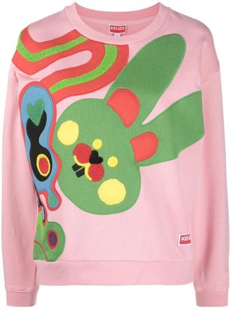 Kenzo sweat Kenzoo à motif brodé - Rose