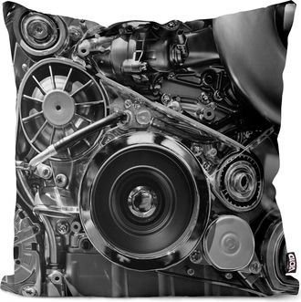 Void Watches Automotor Motorblock Auto Kissenbezug Kissenhülle Sofakissen Kissen Deko Outdoor-Kissen Dekokissen, Kissen Größe:60 x 60 cm