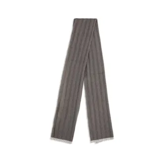 Brunello Cucinelli Mens Brown Cashmere Scarf