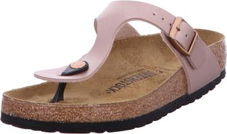 Birkenstock Damen Pantolette Gizeh Birko-Flor Metallic normal