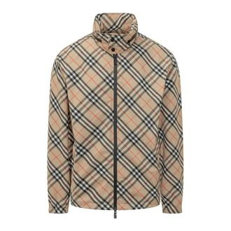 Burberry Homme, Vestes, Multicolore, Taille: XL Veste L&eacute;g&egrave;re &agrave; Carreaux