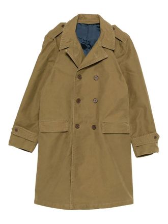 CHESAPEAKE'S trench &agrave; boutonni&egrave;re crois&eacute;e - Vert