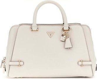 Guess Rosalba Girlfriend Satchel Cream White