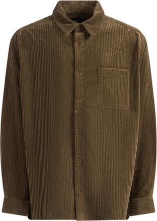 A.P.C. A.p.c. - Surchemise Mateo Logo - Homme - Vestes - Brun - Taille: L