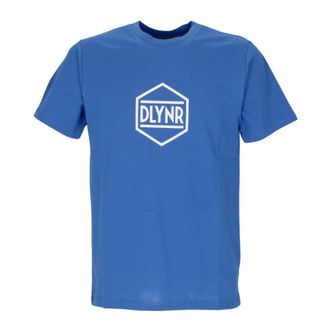 Dolly Noire Homme, Tops, Bleu, Taille: M T-shirt Bleu avec Logo Manches Courtes