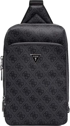 Guess Co sacoche Milano à logo imprimé - Noir