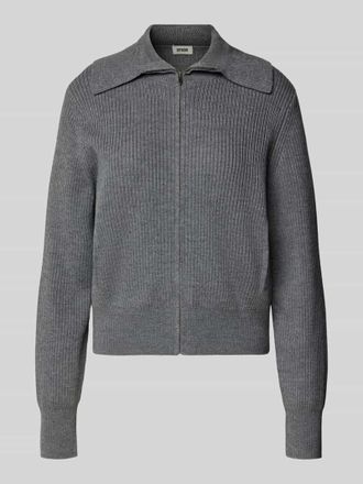 Drykorn Regular Fit Strickjacke aus Schurwolle Modell FIBIONE
