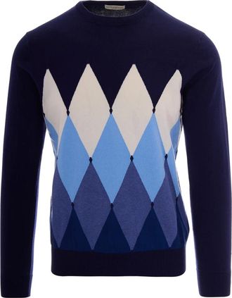 Ballantyne Homme, Pulls, Bleu, Taille: 3XL Maglia girocollo