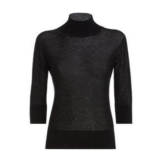 Genny Genny Pullover - - Knitwear - Damen - Schwarzk - S